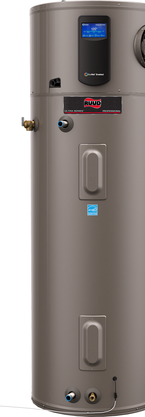 Ruud Ultra Series Hybrid Electric Water Heater - Ruud